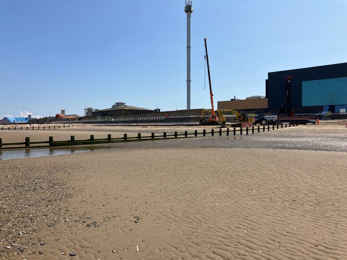 Rhyl Coastal Defence - SPI Piling | A E Yates