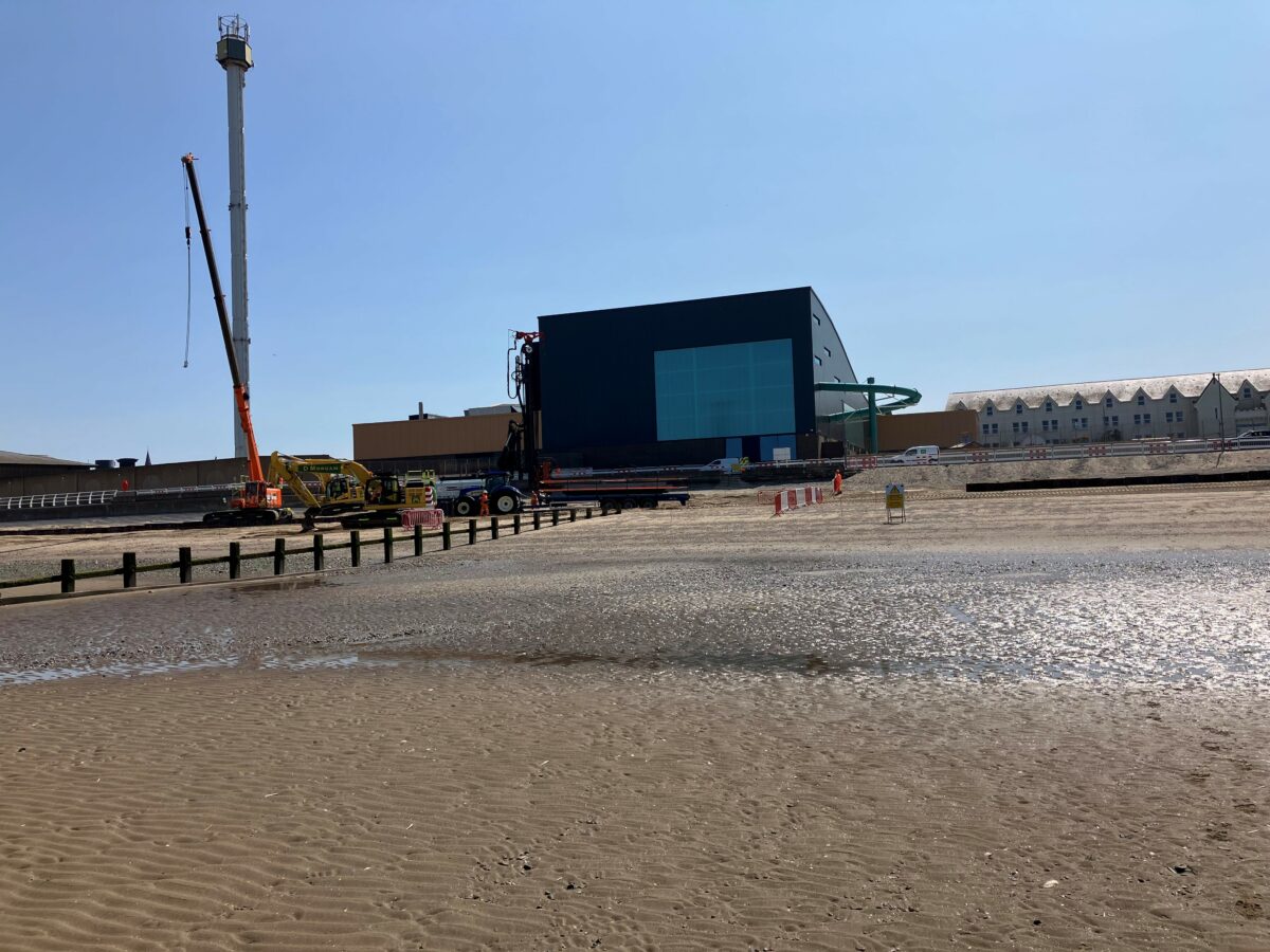 Rhyl Coastal Defence - SPI Piling | A E Yates