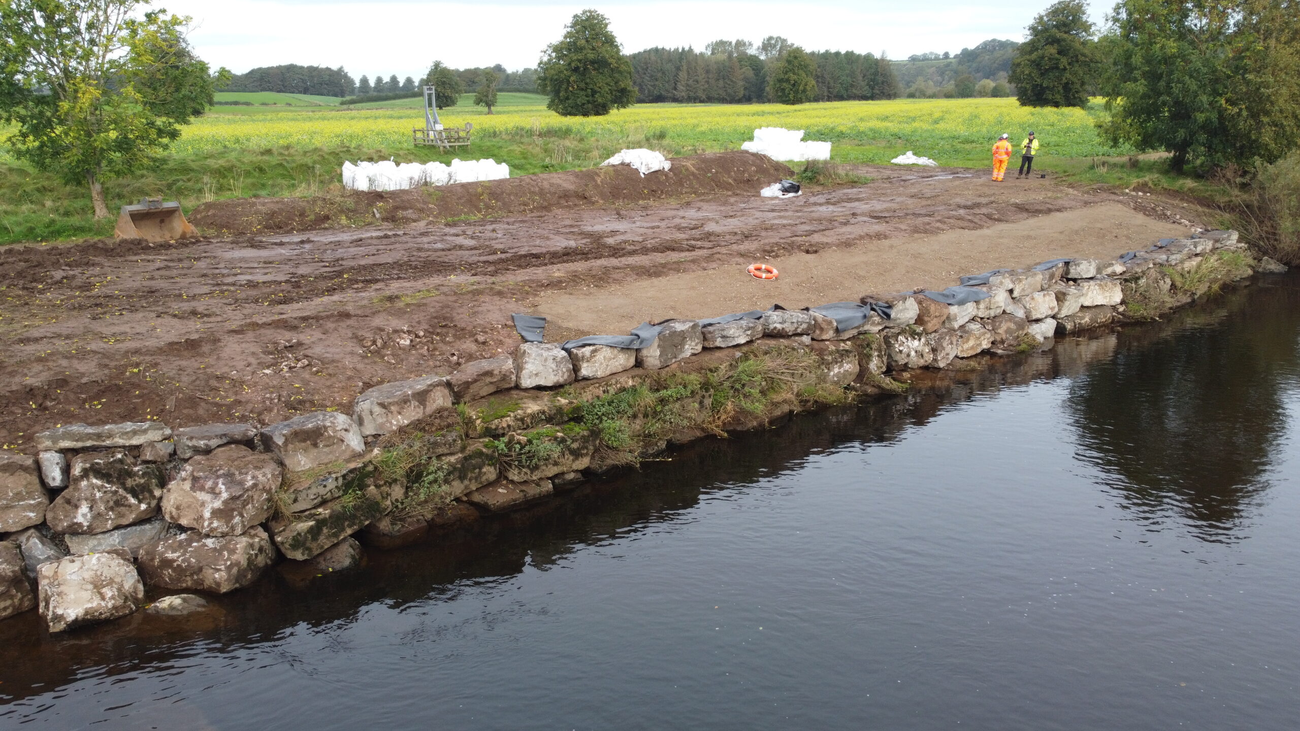 Flood Prevention Works - A E Yates Limited Civil Engineering | A E Yates